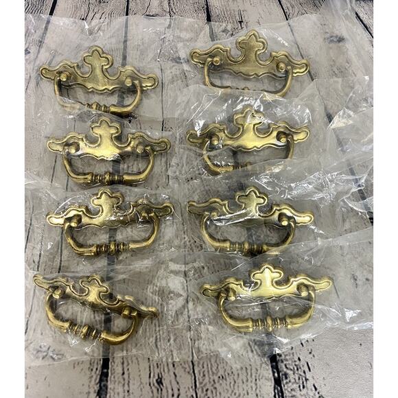 Amerock | Accents | Lot Of 8 Amerock Hardware Bp768ae Drawer Cabinet Pulls Cupboard Brass Bail ...